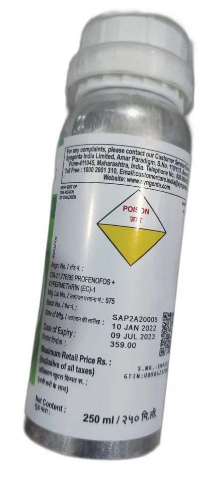 Syngenta Polytrin C 44ec Insecticide 250ml At ₹ 650 Kg In Khargone Id 2850297135033