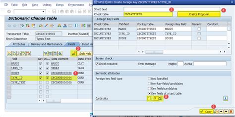 How To Create Text Table And Assign To Main Table IDES