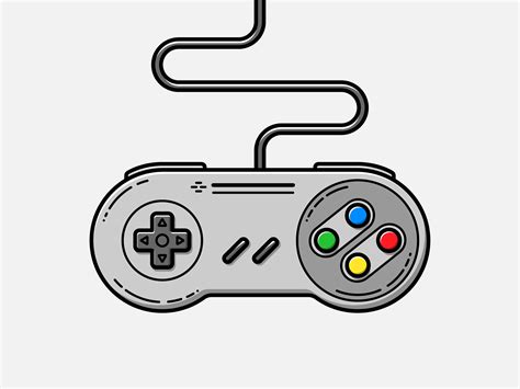 Nes Controller Vector At Collection Of Nes Controller Vector Free For Personal Use