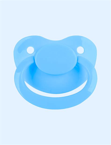 Adult Pacifier Blue Pacifiers Diaper Minister