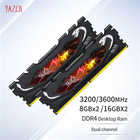 Memoria Ram Jazer Ddr4 16gb 8gb Ram 3200mhz 3600mhz Memoria Ddr4 3200mhz 3600mhz Xmp 288pin Para