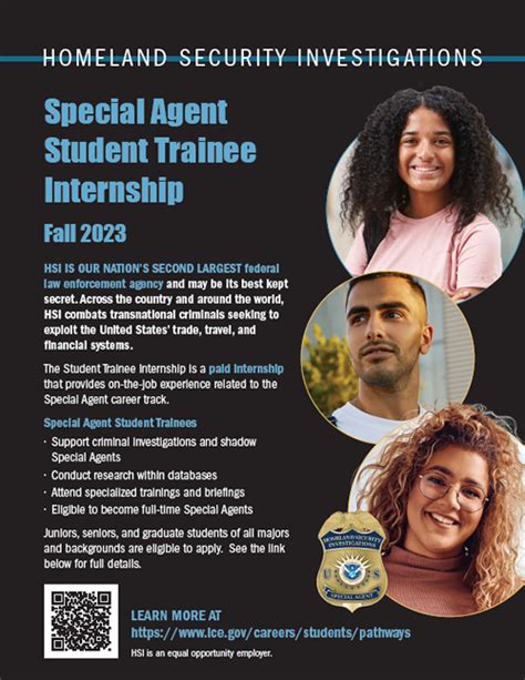 Hsi Pathways Internship Special Agent Student Trainee Ice