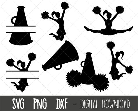 Cheerleading Svg Bundle Cheerleader Svg Cheerleading Svg Cheer Svg