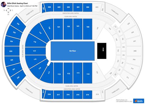 Gila Arena Seating Chart Pe