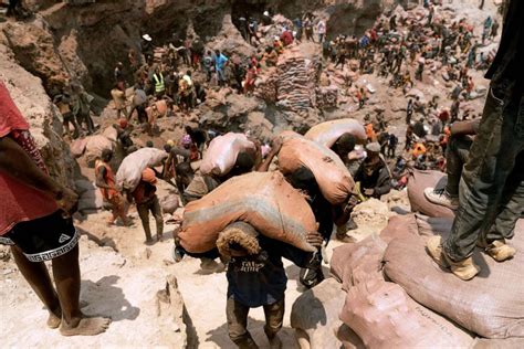 Artisanal Cobalt Mining Swallowing City In Democratic Republic Of The