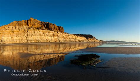 Beautiful Sunset On Torrey Pines State Beach Torrey Pines State