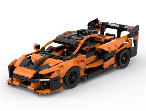 Lego Moc 42196 Mclaren Senna By Woeff Bricks Rebrickable Build With