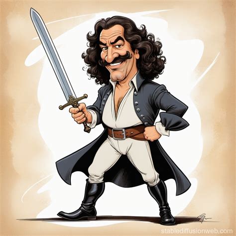 Inigo Montoya Sword Drawing