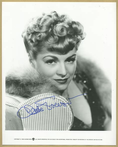 Claire Trevor 1910 2000 Nice Authentic Signed Photo By Claire