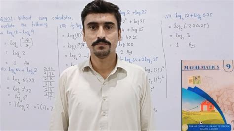 New Syllabus 9th Class Math Exercise No 24 Question No 1