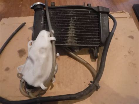 Yamaha Mt125 Engine Cooling Radiator And Fan C W Header Tank And Pipes 2014 2019 £45 00 Picclick Uk