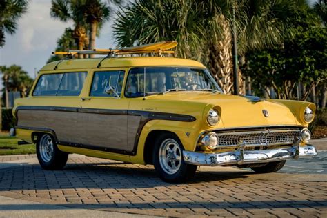 Supercharged 292powered 1955 Ford Customline Ranch Wagon For Sale On
