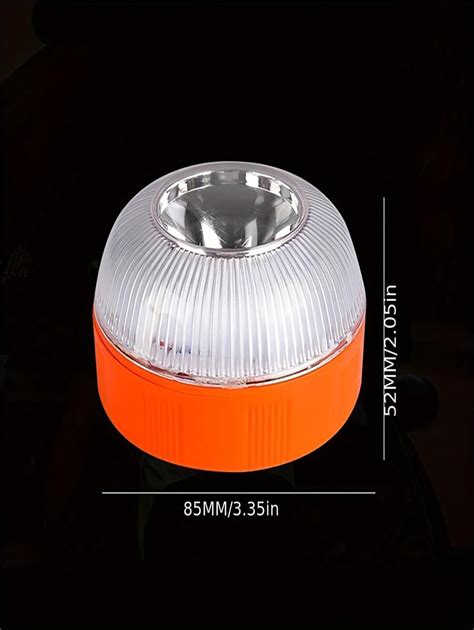 Rechargeable Led Car Emergency Light V16 Flashlight Magnetic Induction Strobe Light Road