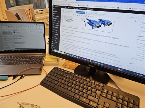 Kort Fortalt Hvordan Koble Til Ekstern Skjerm På En Pc Seniornett Norge