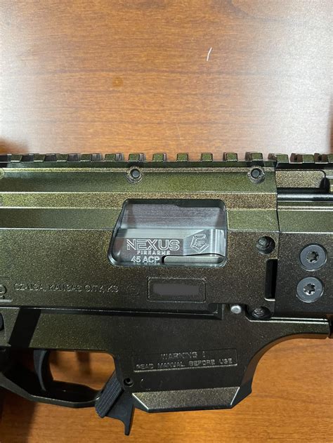 Nexus Firearms 45 Acp Scorpion Conversion Kit Update Here Is Some More