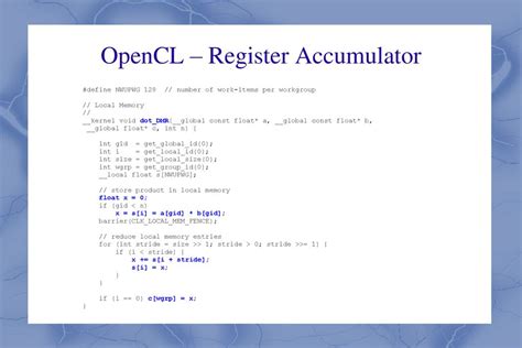 cuda and opencl kernels ppt download