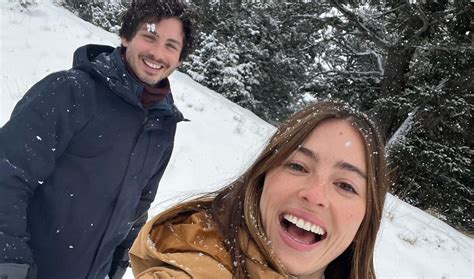 Thats Mrs Logie To You Logan Lerman And Analuisa Corrigan Are Engaged