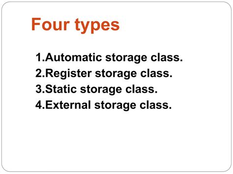 Storage Class Pptx