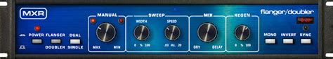 Uad Mxr Flanger Doubler By Universal Audio Delay Echo Plugin Vst