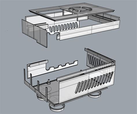 🖥️ Raspberry Pi 5 Case・ Stl File For 3d Printing・cults