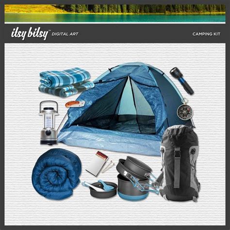 Camping Kit Digital Art
