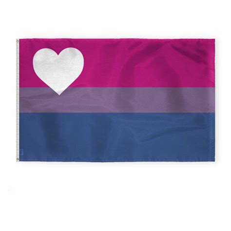 Agas Biromantic Asexual Bi Romantic Ace Pride Flag 5x8 Ft Printed