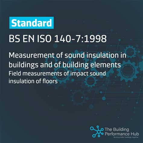 Sound Insulation Bs En Iso 140 71998 The Building Performance Hub