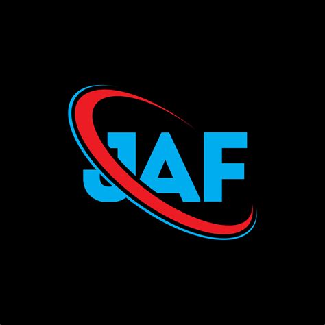 Logotipo De Jaf Letra Jaf Diseño Del Logotipo De La Letra Jaf