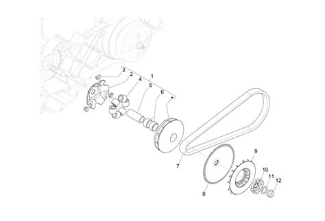 Variator Vespa Primavera 50 Iget 4t 3v Officina 8 E5 2025 Emea