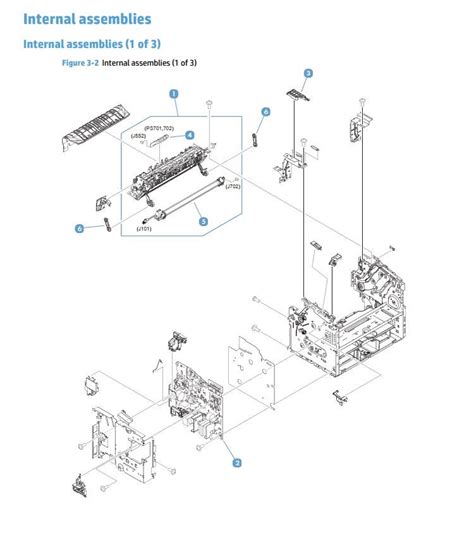 Hp M225 M226 Laser Printer Part Diagrams