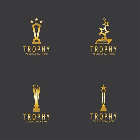Premium Vector Simple Trophy Logo Design Vector Template