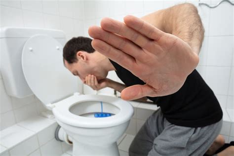 People Throwing Up In Toilet