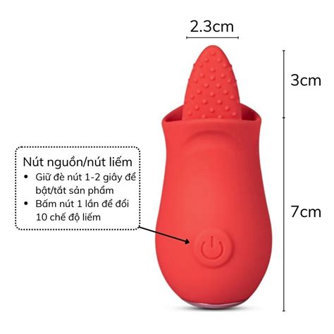 Lưỡi Liếm Hột Le Gai Nhỏ Tongue Tina Shop Tình Ái