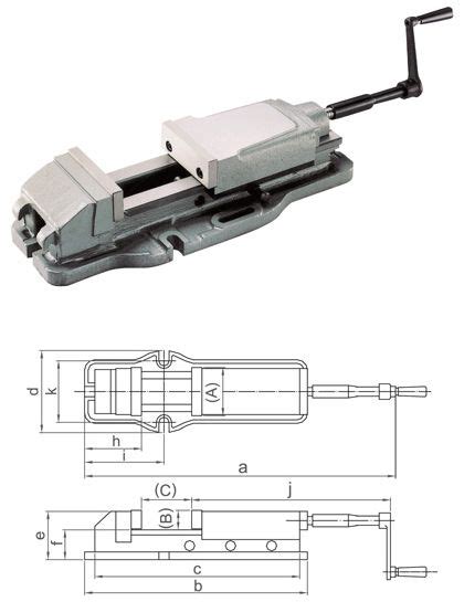 Vice Cnc Machine Hydraulic Hwa 150 6 Inch Imte Tool Holders