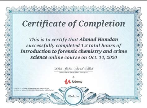 Chemistry And Crime Ahmad Hamdan