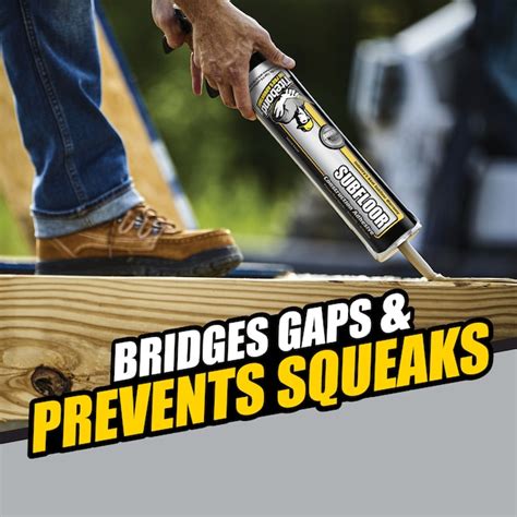 Titebond Solvent Subfloor Polymer Based Brown Subfloor Interior Construction Adhesive 28 Fluid