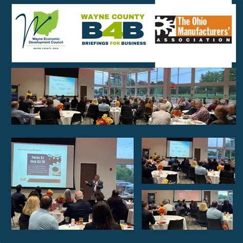 A Special Thank You To Ryan Augsburger President Of The Ohio Manufacturers Association For