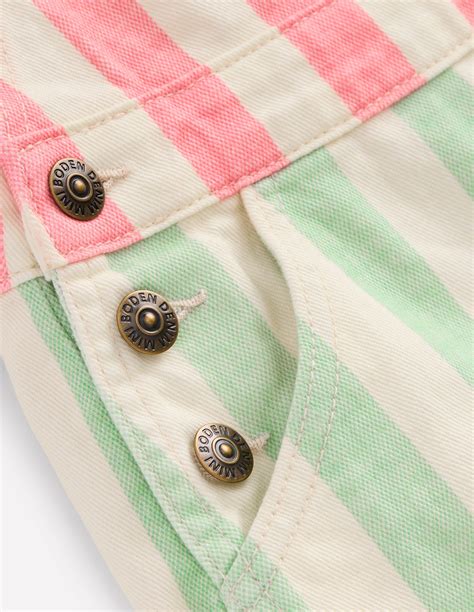 Short Dungaree Multi Hotch Potch Stripe Boden Global