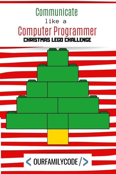 Communicate Like A Programmer With Christmas Lego Building Cards Artofit