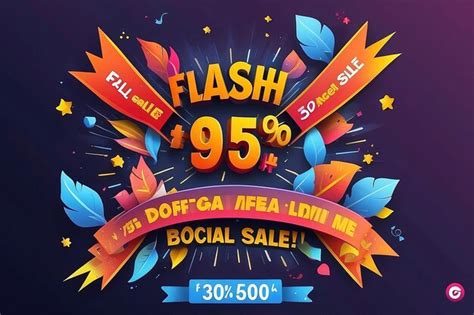 Flash Sale Announcement Premium Ai Generated Image