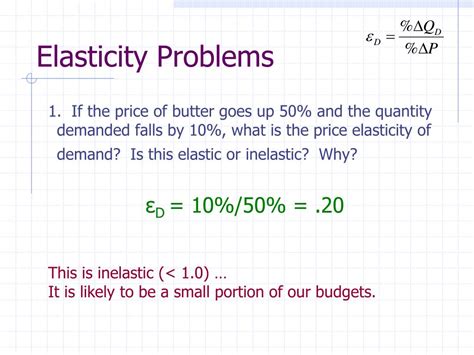 Ppt Elasticity Problems Powerpoint Presentation Free Download Id