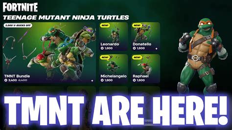 Full Tmnt Bundle Review Fortnite Chapter 5 Youtube
