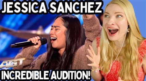 Vocal Coach Reacts Jessica Sanchez Agt Golden Buzzer Audition In
