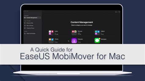 A Guick Guide For Easeus Mobimover For Mac Youtube