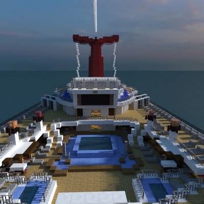 Carnival Conquest 11 Cruise Ship Full Interior Minecraft Map
