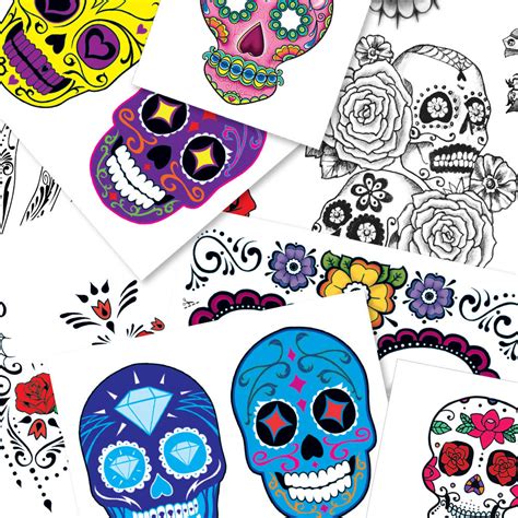 Day Of The Dead Chest Tattoos For Men