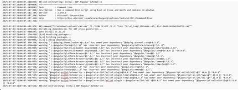 Failed To Generate Angular Service Proxy Into Azure Pipeline Build Stage Microsoft Qanda
