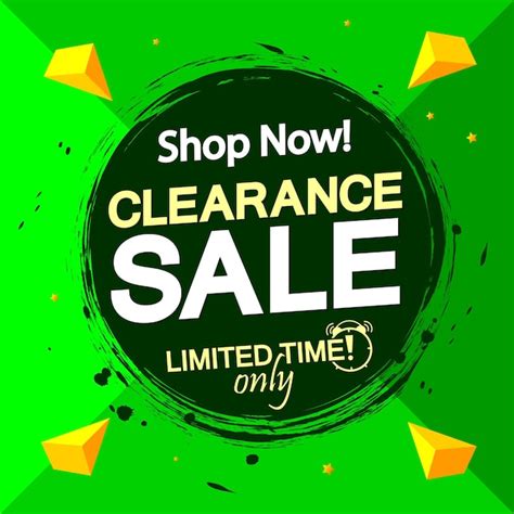 Premium Vector Clearance Sale Poster Design Template Or Banner For