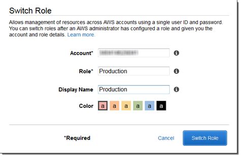 New Cross Account Access In The AWS Management Console AWS News Blog