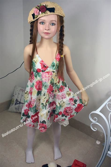 ตุ๊กตายางเด็กสาวญี่ปุ่นน่ารัก Catdoll หัวซิลิโคน 126 Cm Rosie